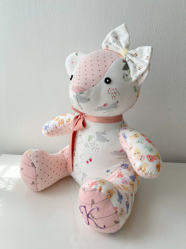 Keepsake Bear – Patchwork Handmade Keepsakes