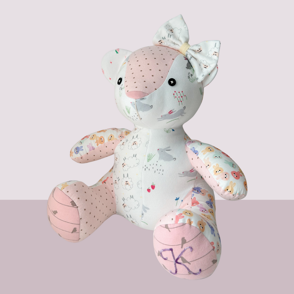 Keepsake Bear – Patchwork Handmade Keepsakes